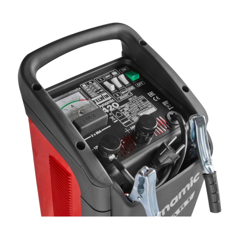 Telwin Dynamic 420 Prostownik Funkcja Rozruchu 12/24V 75/400A 829382