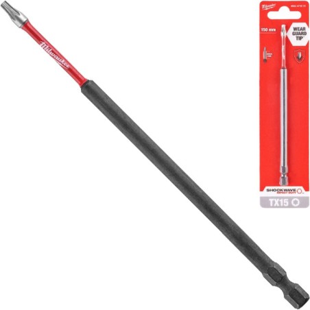Milwaukee SHOCKWAVE Bit Udarowy TORX TX15 1/4" 150 mm 4932471572