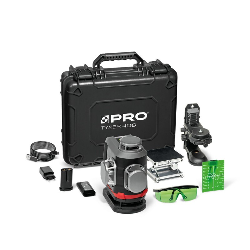 PRO Laser TYXER 4DG Zestaw Plus zielona wiązka